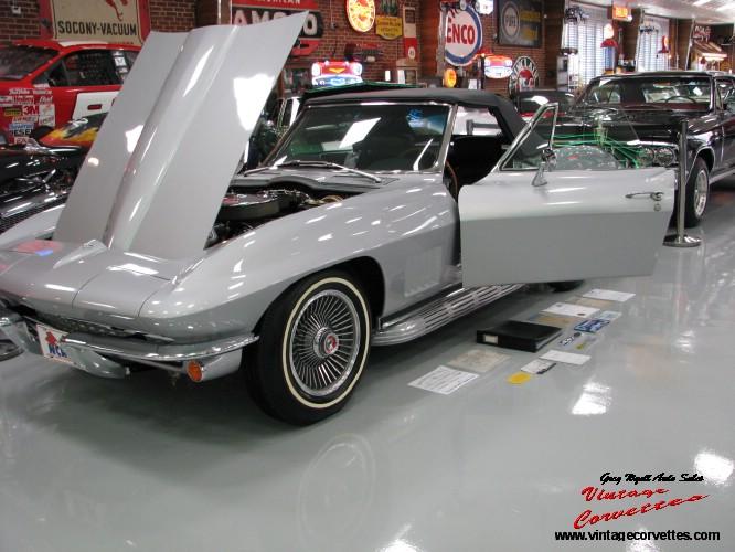 1967 Corvette Silver Pearl 350hp Factory Air “Sold “ - Vintage Corvettes