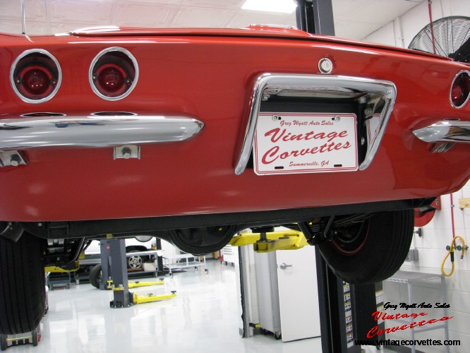 1961 Corvette Roman Red 270 4 Speed, Frame off “Just In” - Vintage ...