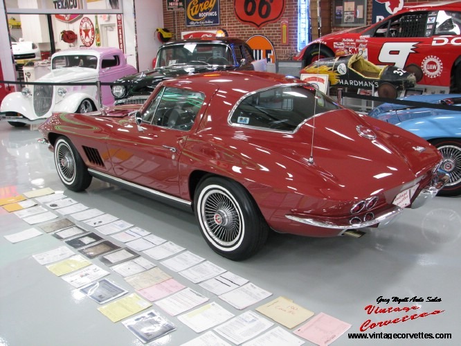 1967 Corvette Coupe Marlboro Maroon Factory Air 350hp “Sold “ - Vintage ...