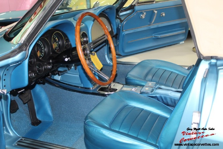1966 Corvette Convt Nassau Blue Bright Blue interior Both Tops “Sold ...
