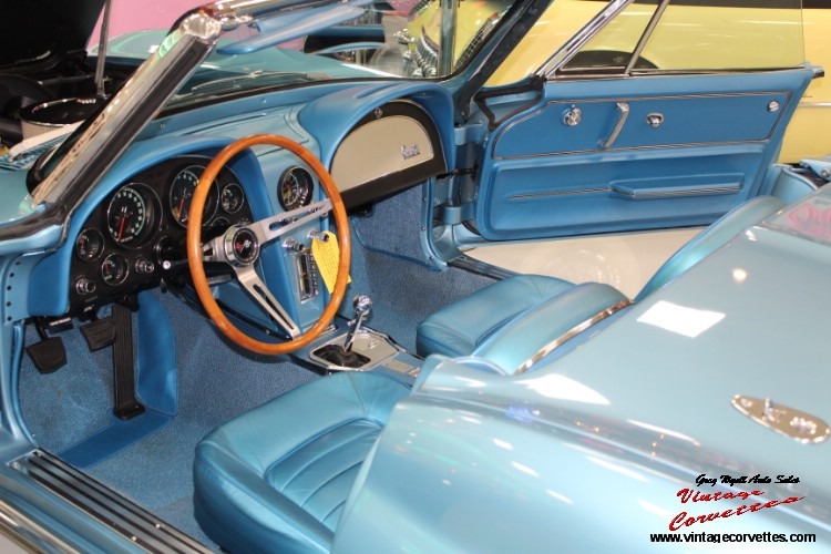 1966 Corvette Convt Nassau Blue Bright Blue interior Both Tops “Sold ...